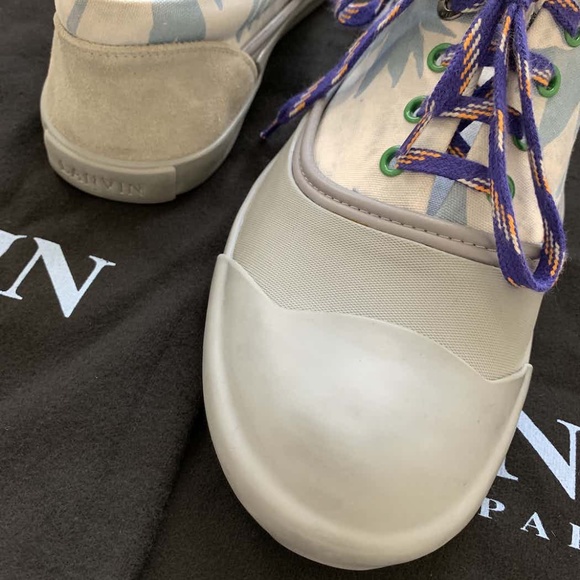 Lanvin | Shoes | Lanvin Canvas Rubbertoe Sneakers | Poshmark